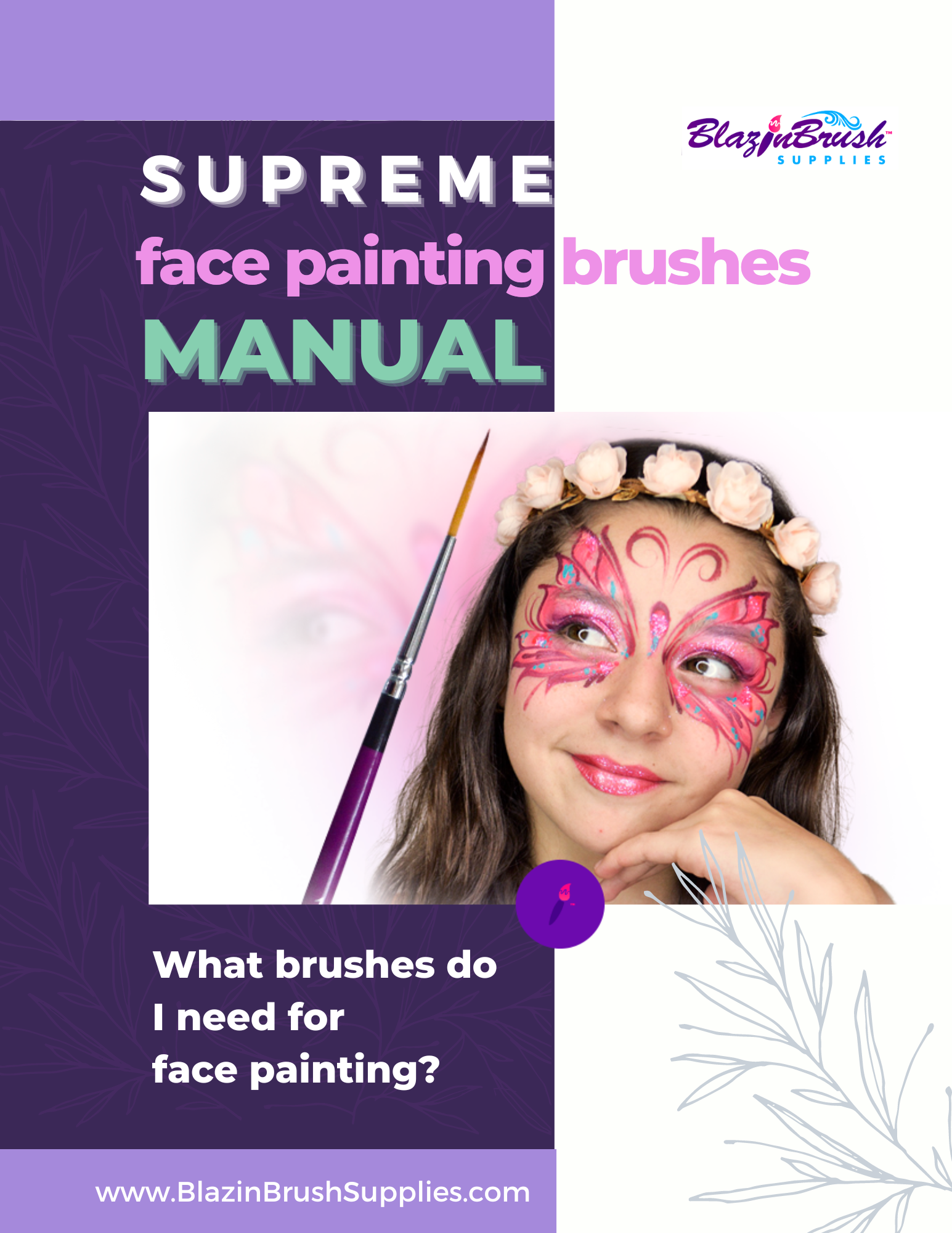 What BRUSHES do I need for FACE PAINTING? – Blazin Brush